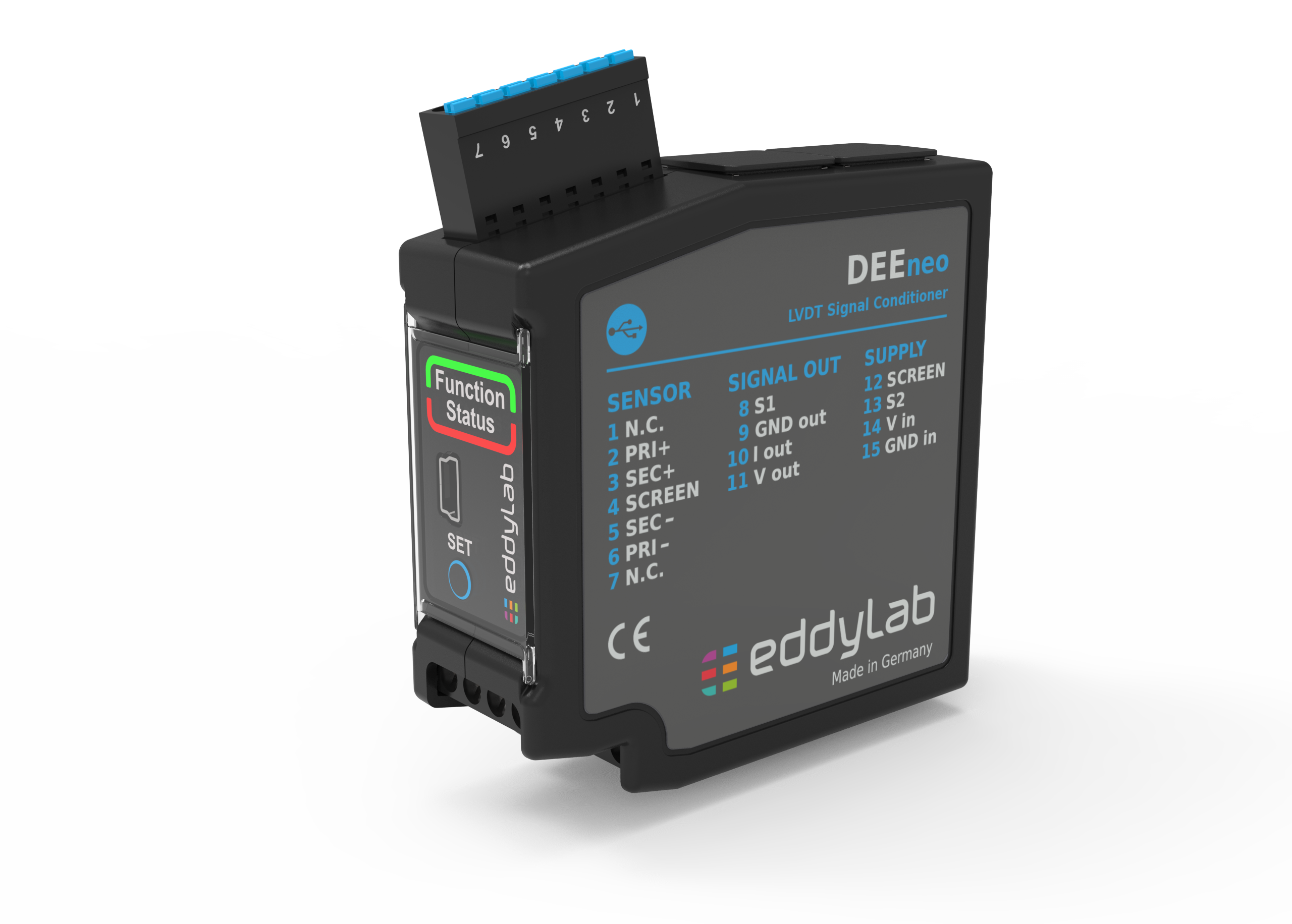 LVDT - Inductive sensor : Functional principle and structure | eddylab